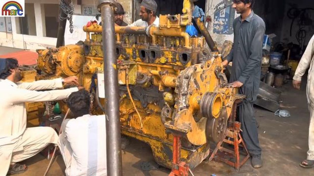 Amazing Restoration Of CAT 6 Cylinder Engine