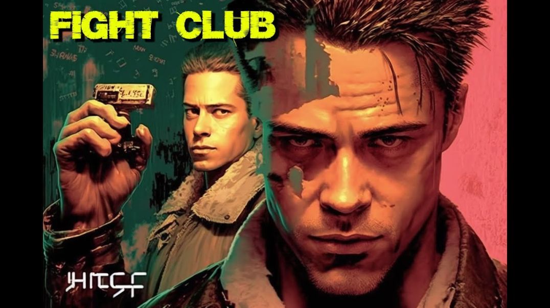 Fight Club Cyberpunked by CyberFuture AI ART
