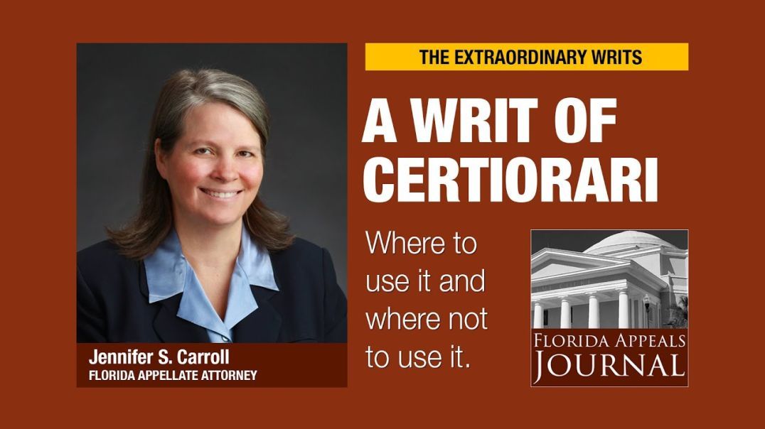 Writ of certiorari: What is it and when should you use it?