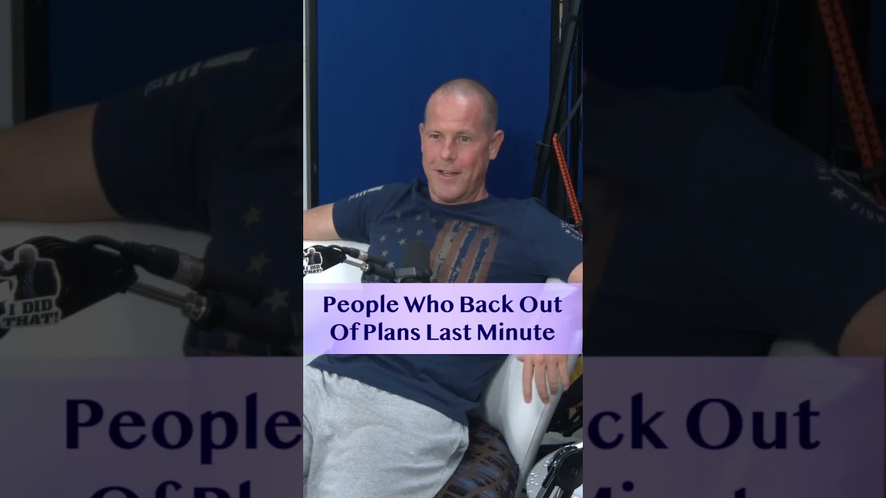 People Who Back Out Of Plans Last Minute