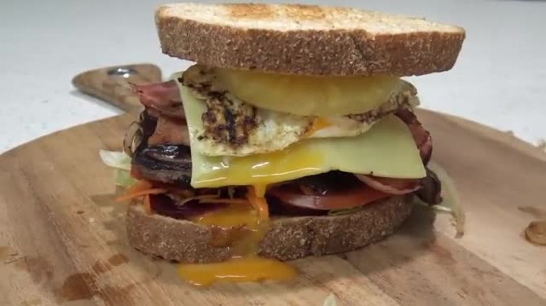 Steak Sandwich with the Lot = Aussie Super Food