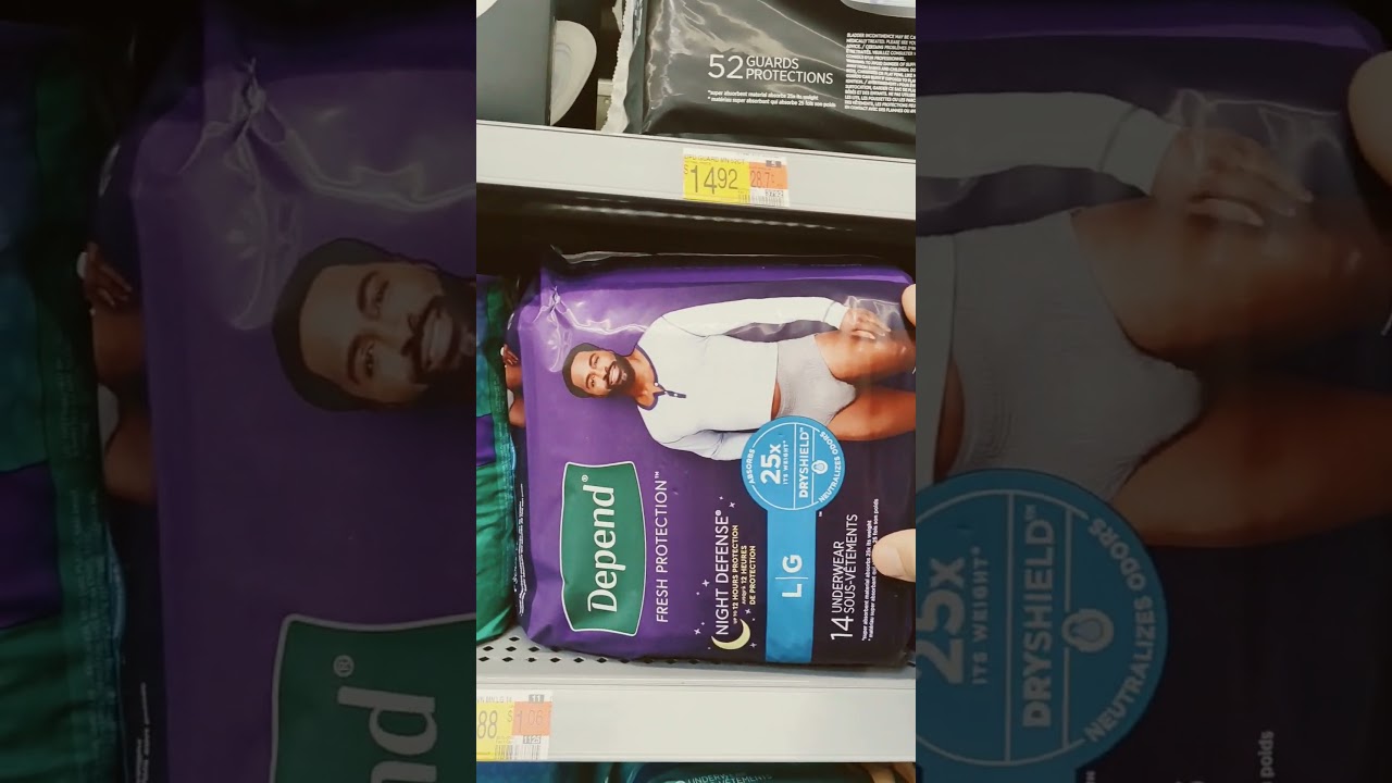 Why do they Show YOUNG PEOPLE on Adult Diaper Packaging Now?