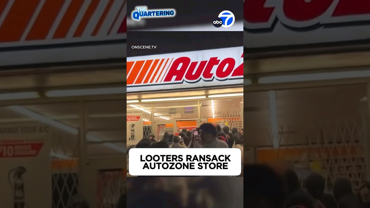 Woke City DESTROYED By Looters At AutoZone