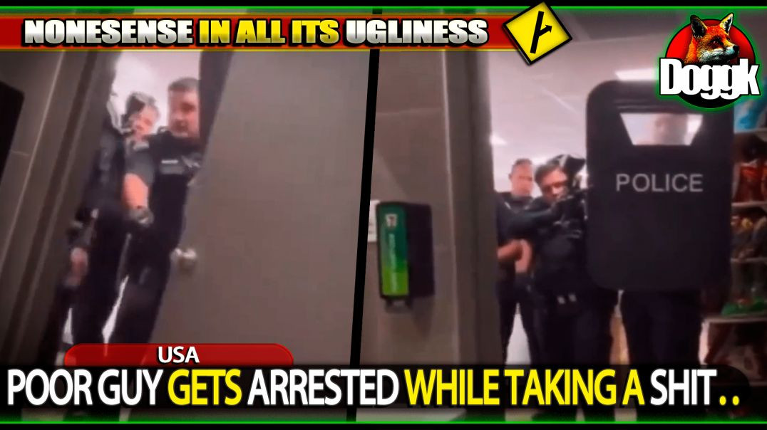 POOR GUY GETS ARRESTED WHILE TAKING A SHIT.. (USA) >> FUNNY