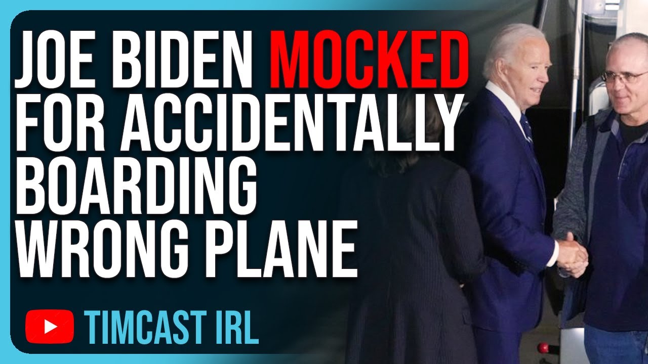 Joe Biden MOCKED For Accidentally Boarding WRONG PLANE, His Brain Is ...