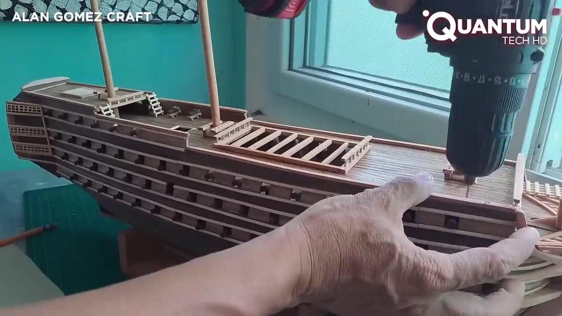 Man Builds Real-Life SHIPS at Scale to the Last Detail _ Hyperrealistic ...