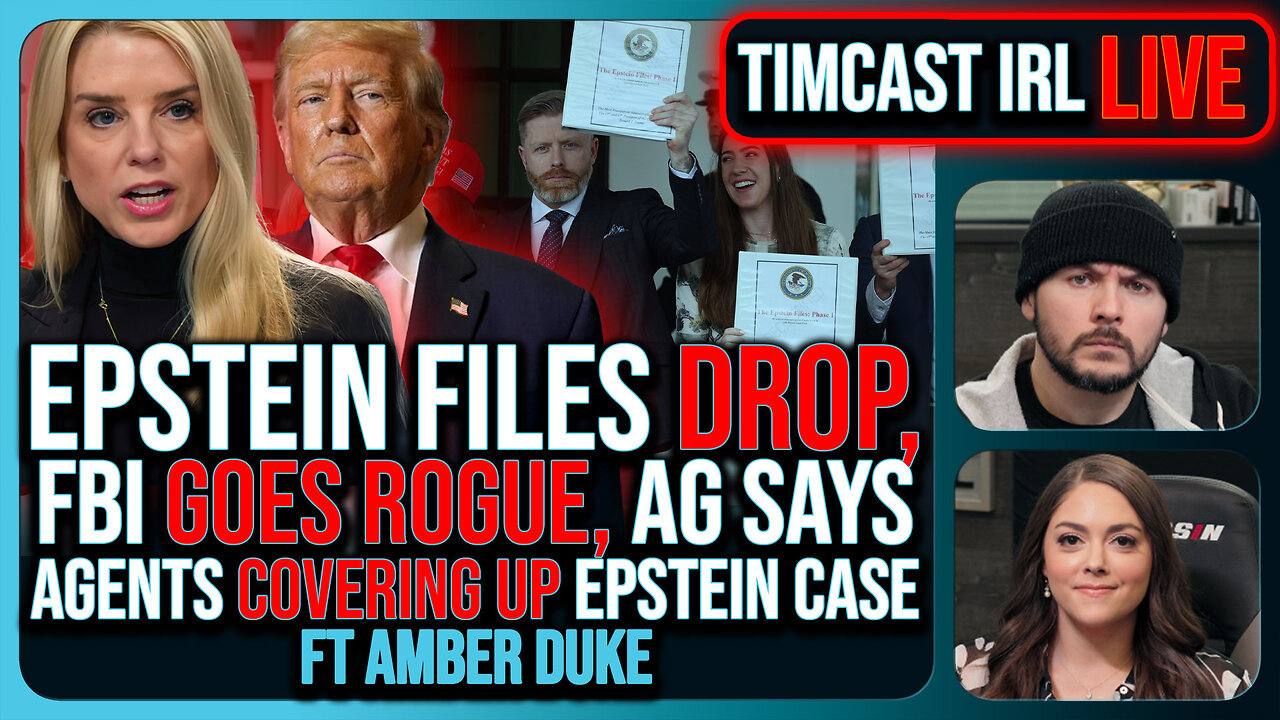 EPSTEIN Files DROP, FBI GOES ROGUE, AG Says They COVERED UP Epstein ...