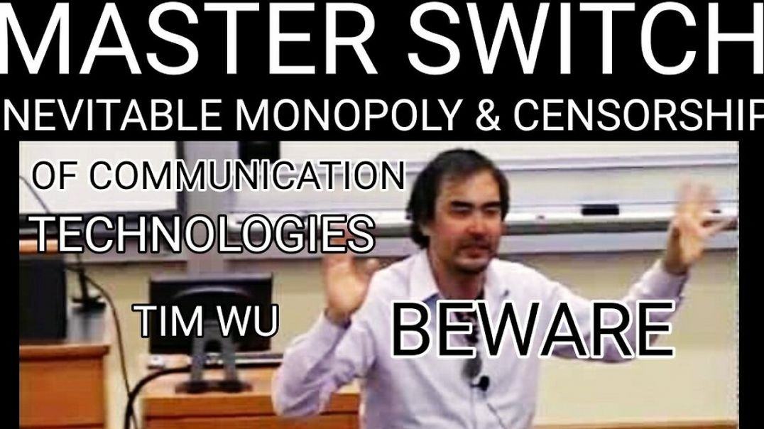 Tim Wu discusses The Master Switch - Stanford Center for Internet and ...