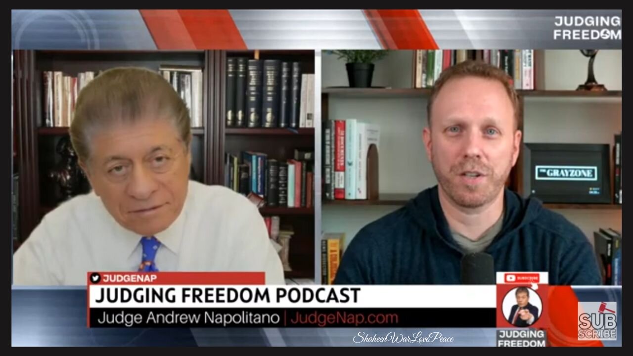 Judge Napolitano - Max Blumenthal : Netanyahu Laughs at Gazans Suffering.