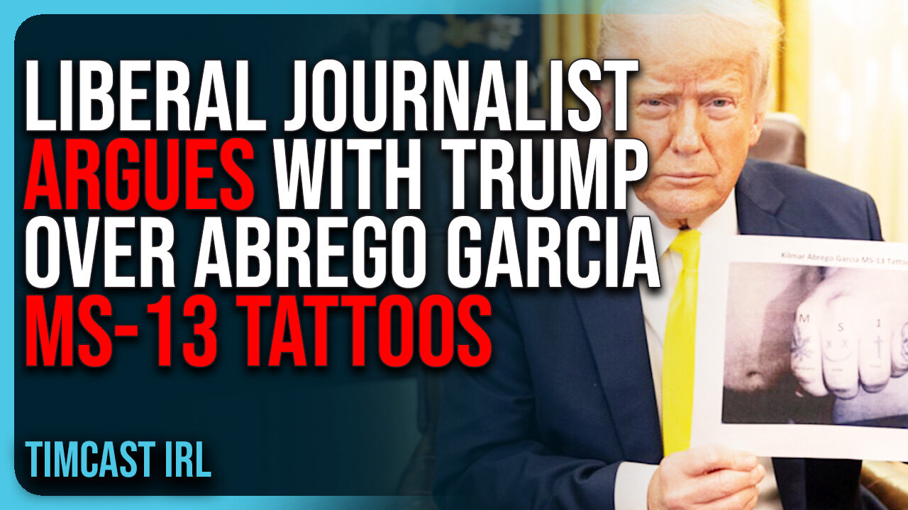 Liberal Journalist ARGUES With Trump Over Abrego Garcia Tattoos During ...