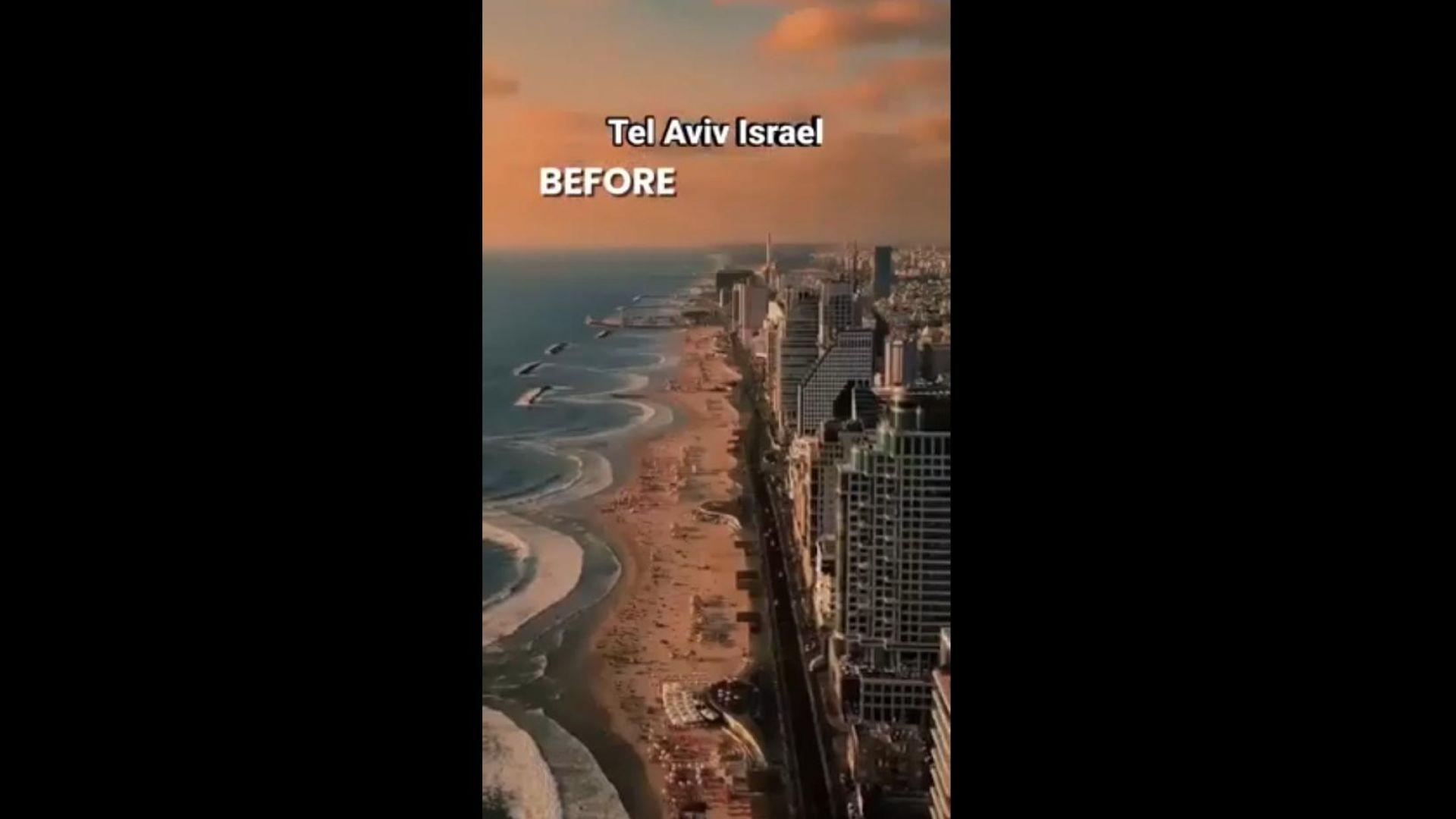 Haifa - Israel Before and After - Iran Hits Back.