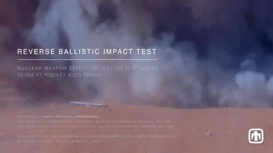 Rocket Sled Impact Test In Slow-Motion