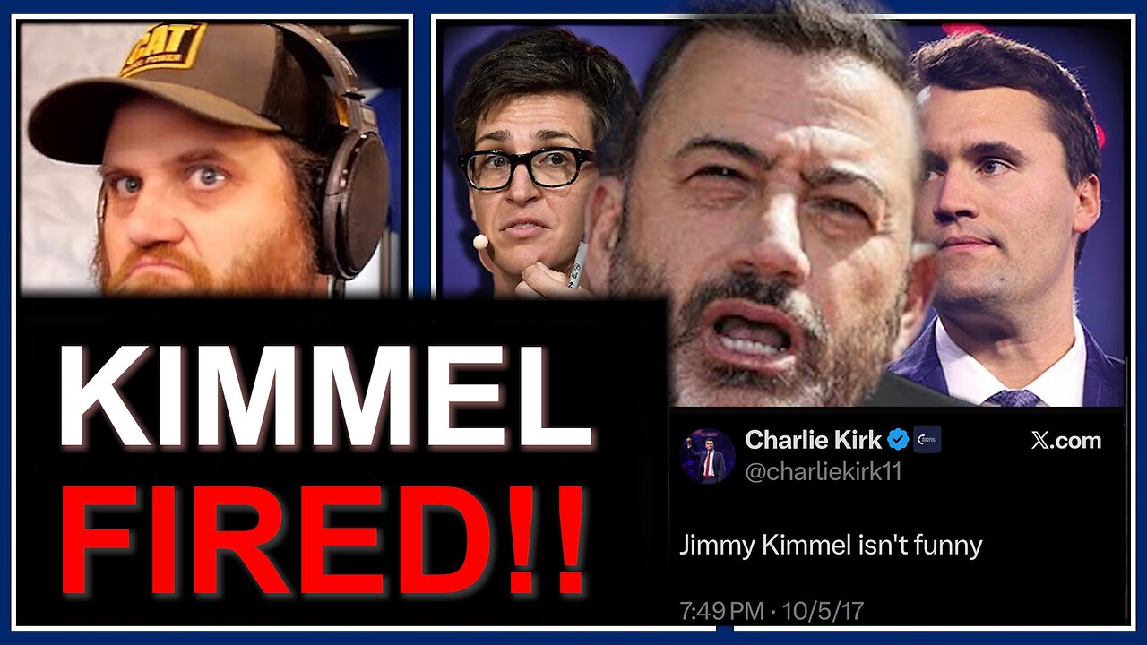 Jimmy Kimmel FIRED Over Charlie Kirk Comments! Stephen Colbert Out ...