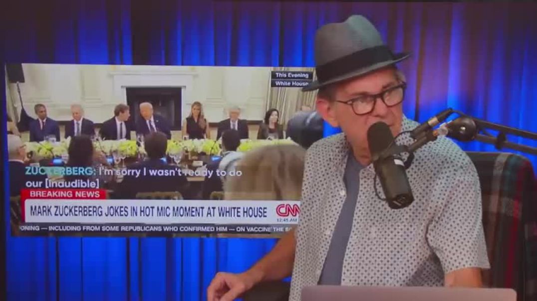 Mark Suck-A-Terd caught on a hot mic at a white house Tech meeting